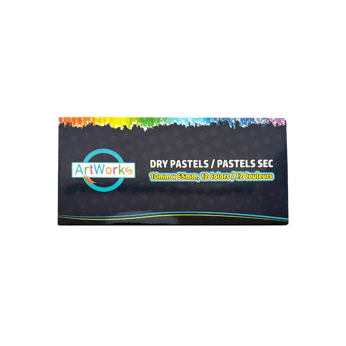 10mm x 65mm Assorted Colour Dry Chalk Pastels - DBLG Import