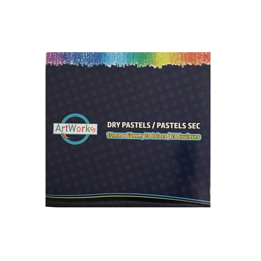 10mm x 65mm Assorted Colour Dry Pastels - DBLG Import