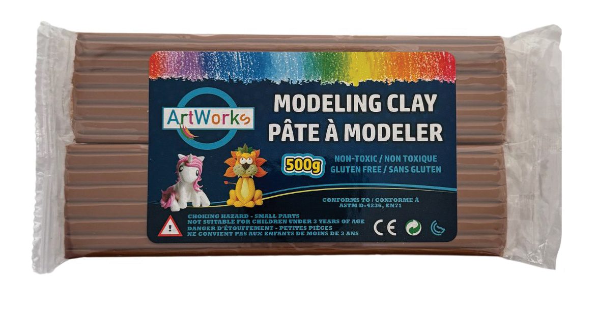 Brown modeling clay - DBLG Import