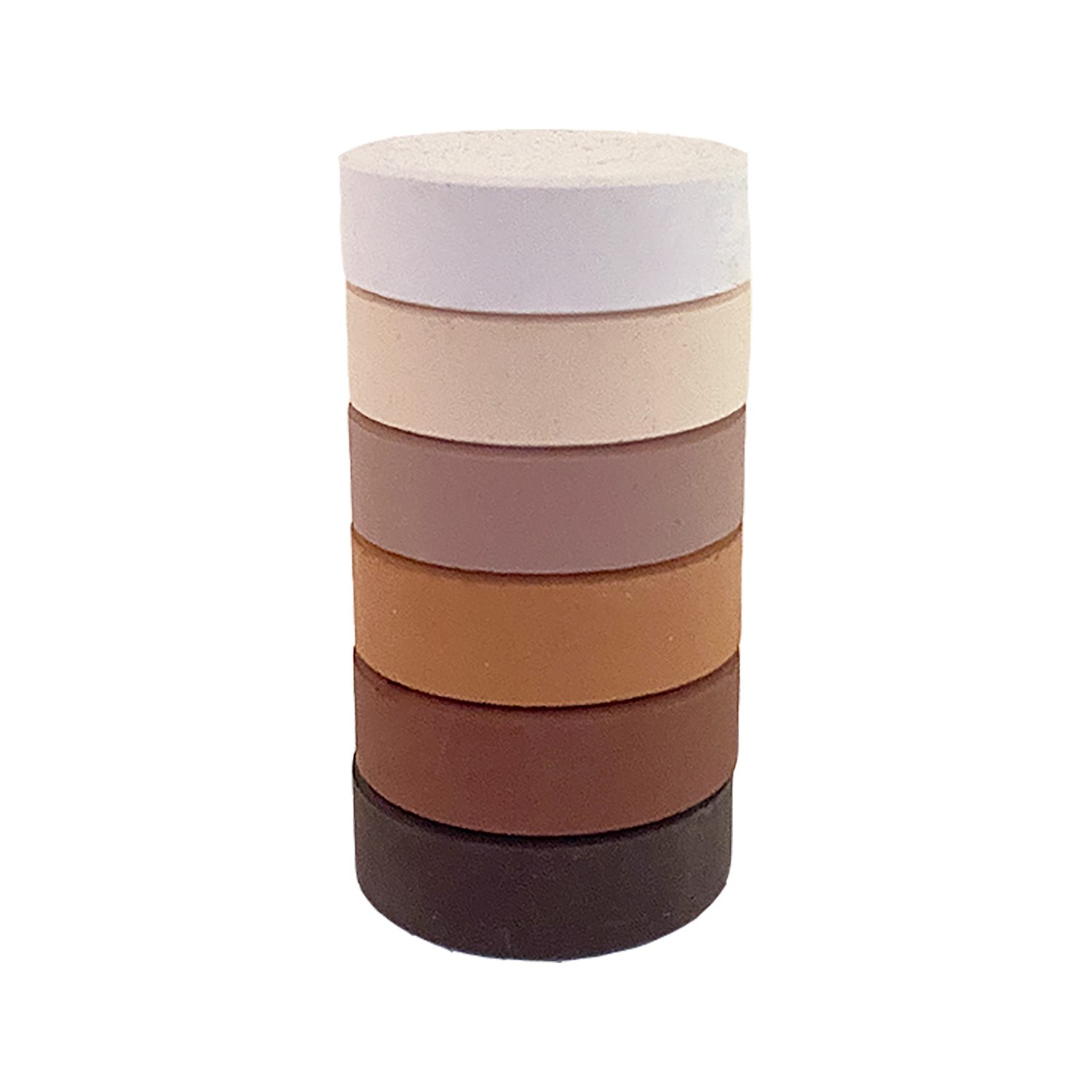 Assorted Multicultural Color Tempera Paint Blocks - DBLG Import