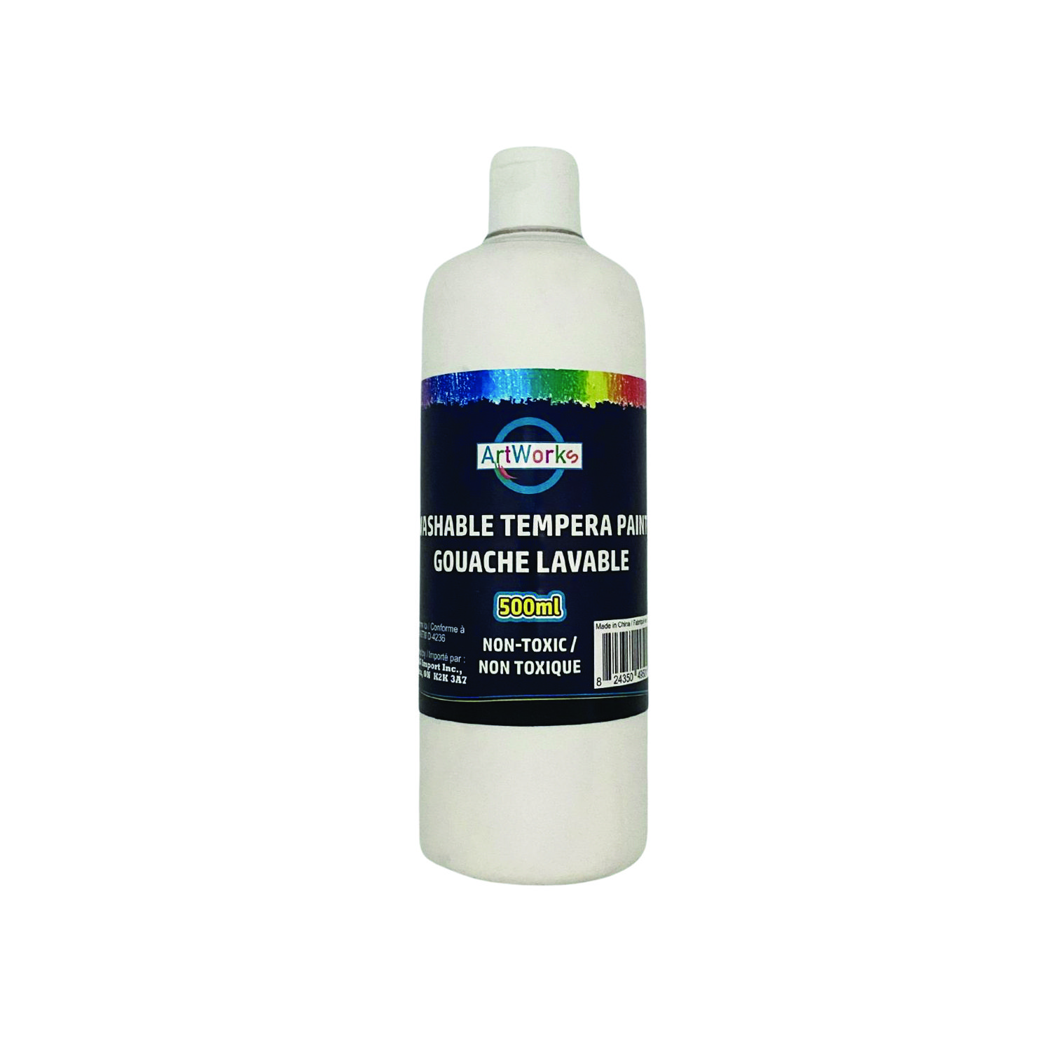 500ml White Washable Tempera Paint - DBLG Import
