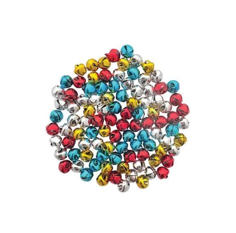 8mm Assorted Color Jingle Bells - DBLG Import